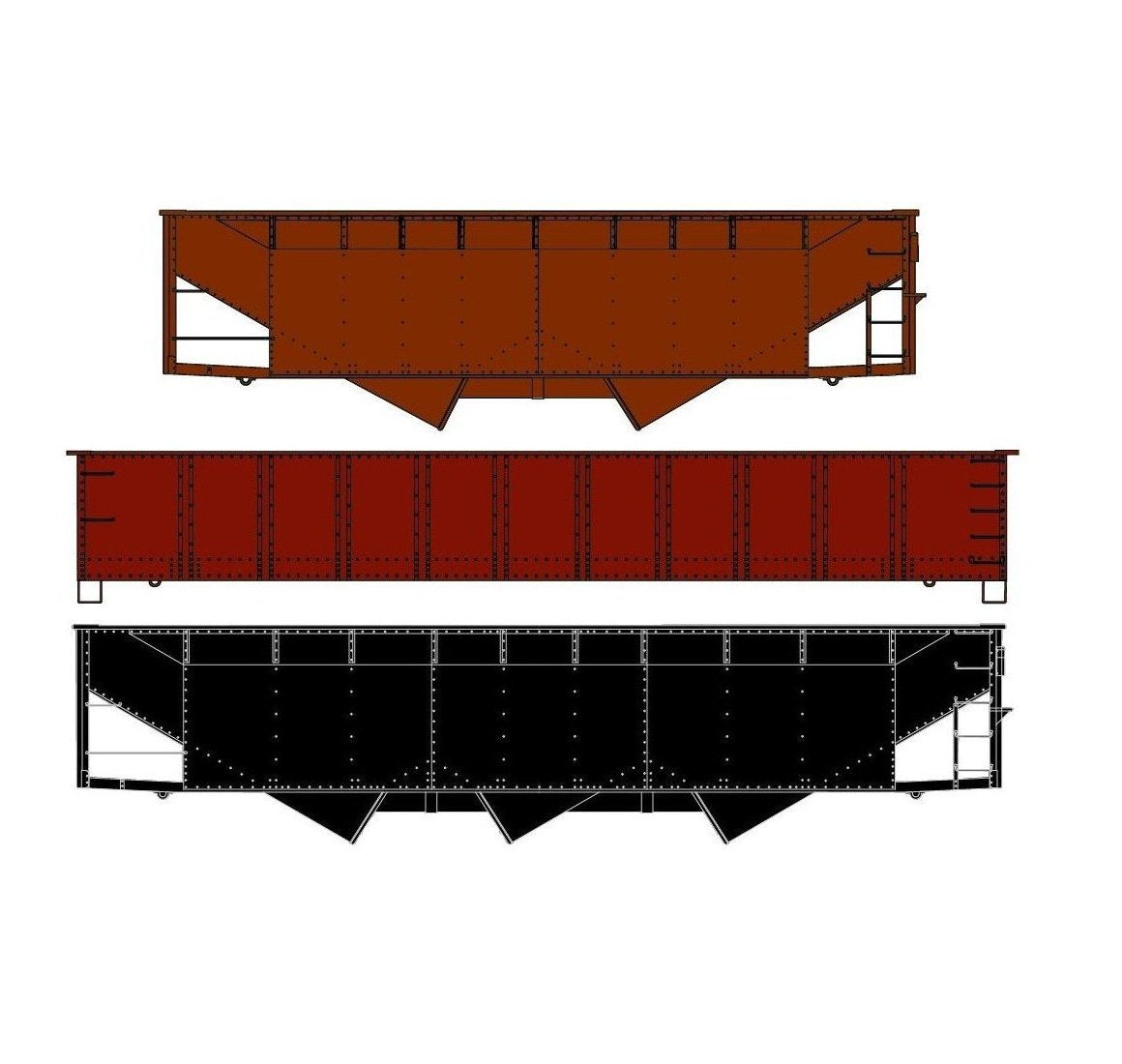 Decal Renumber Sets for Gondolas and Offset-Side Hoppers – Accurail Inc