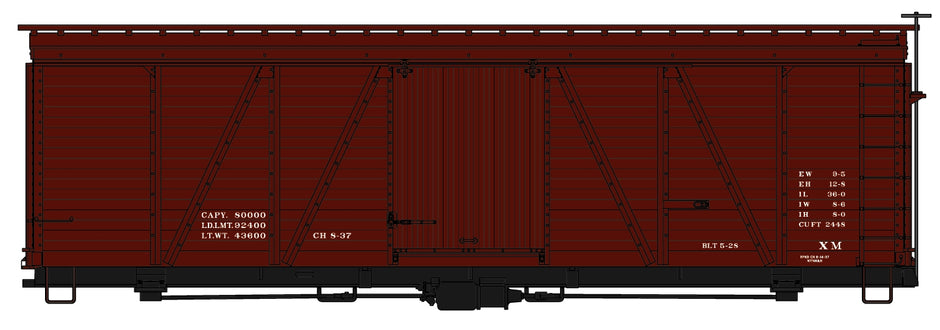 1100 Series Fowler Wood Boxcar – Accurail Inc