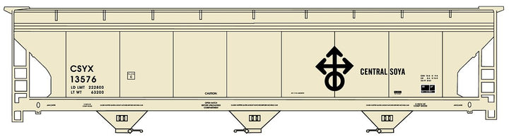 2000 Series 3-Bay ACF Hopper – Accurail Inc