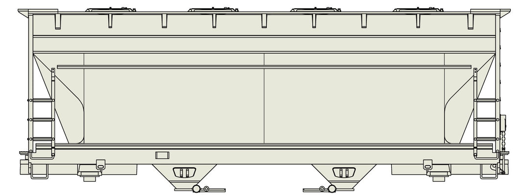 2200 Series 2-Bay ACF Hopper – Accurail Inc