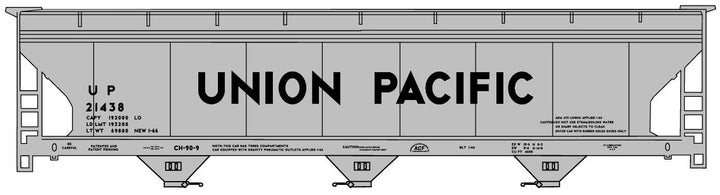 2000 Series 3-Bay ACF Hopper – Accurail Inc
